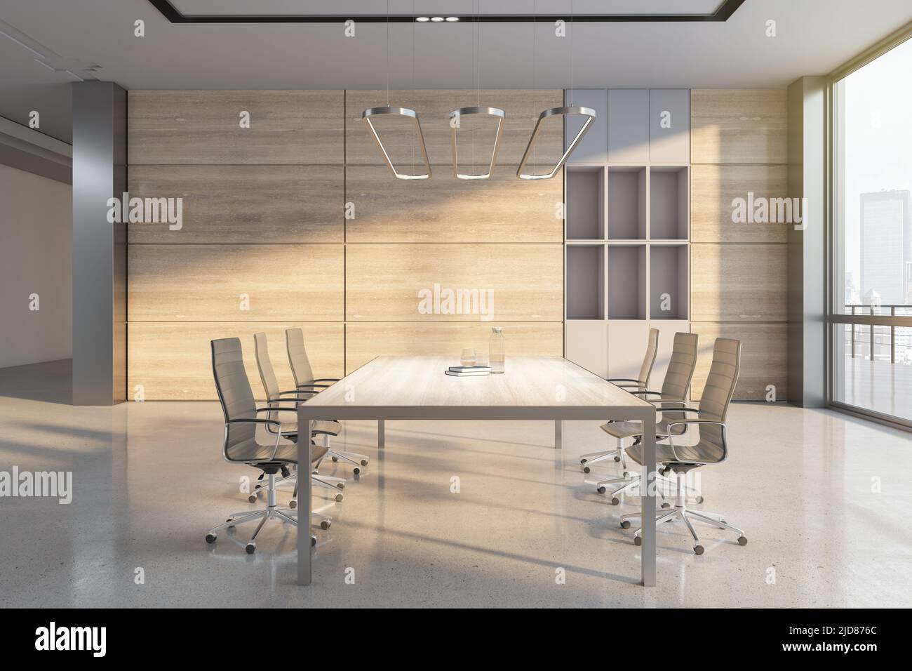 Modern Glass Conference Room
