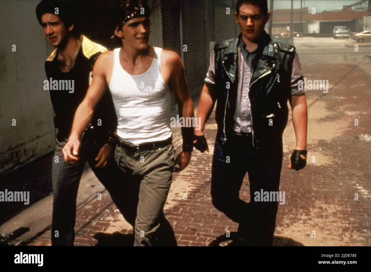CAGE,DILLON,PENN, RUMBLE FISH, 1983 Stock Photo - Alamy