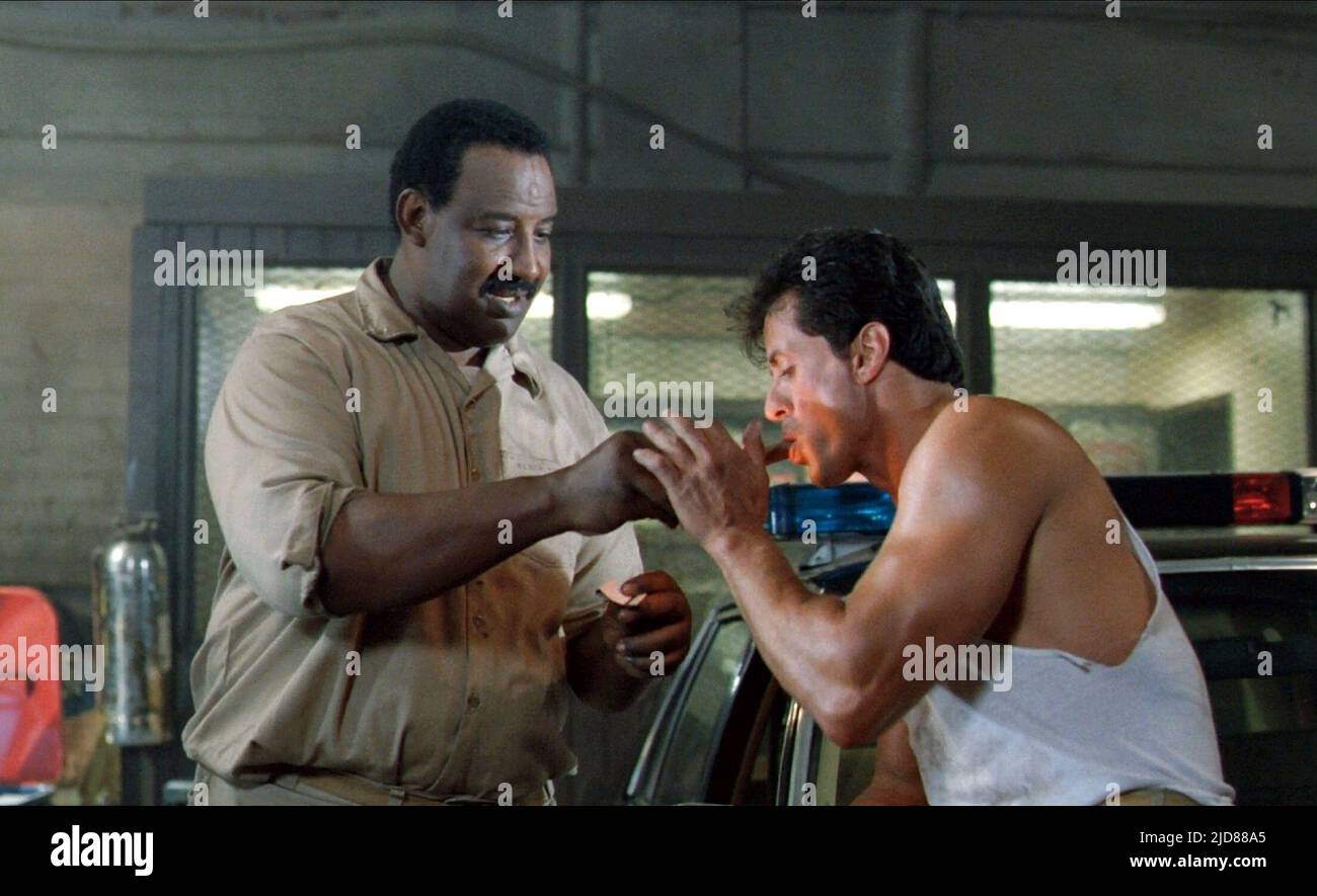 MCRAE,STALLONE, LOCK UP, 1989 Stock Photo - Alamy