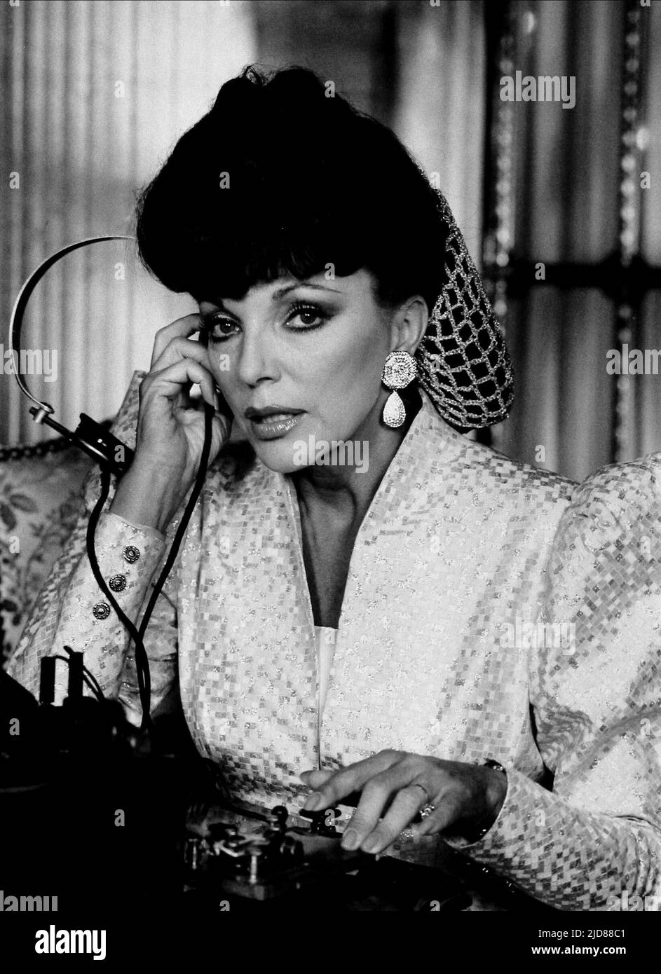 JOAN COLLINS, MONTE CARLO, 1986 Stock Photo - Alamy