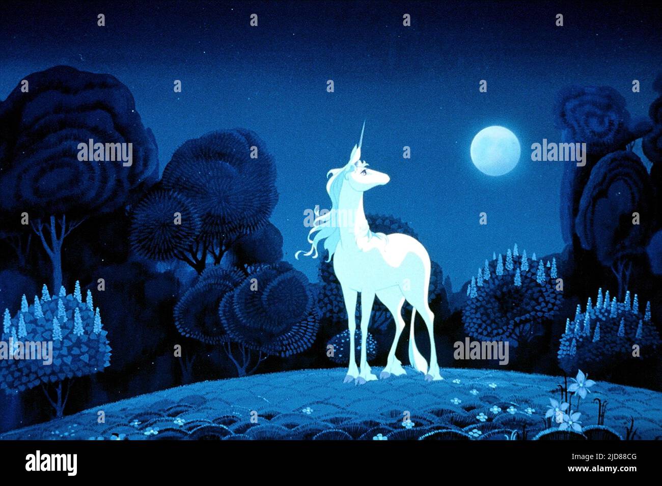 UNICORN, THE LAST UNICORN, 1982 Stock Photo - Alamy