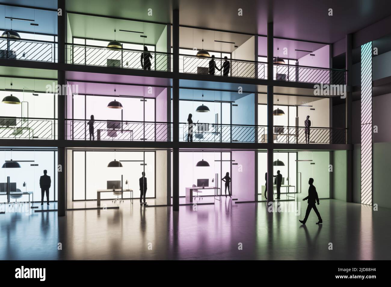 Modern coworking office spac hi-res stock photography and images - Alamy