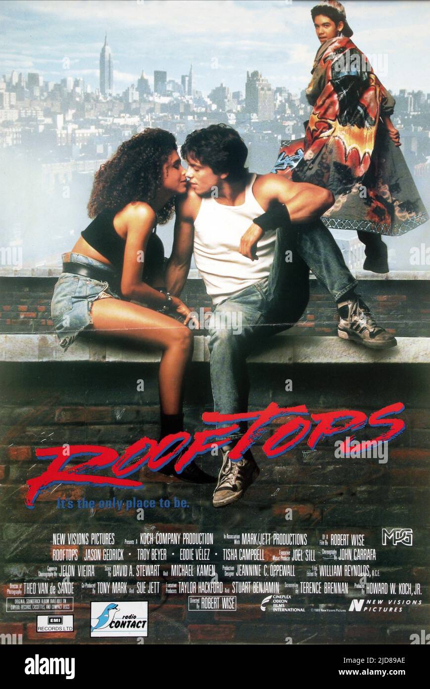 FILM POSTER, ROOFTOPS, 1989 Stock Photo - Alamy