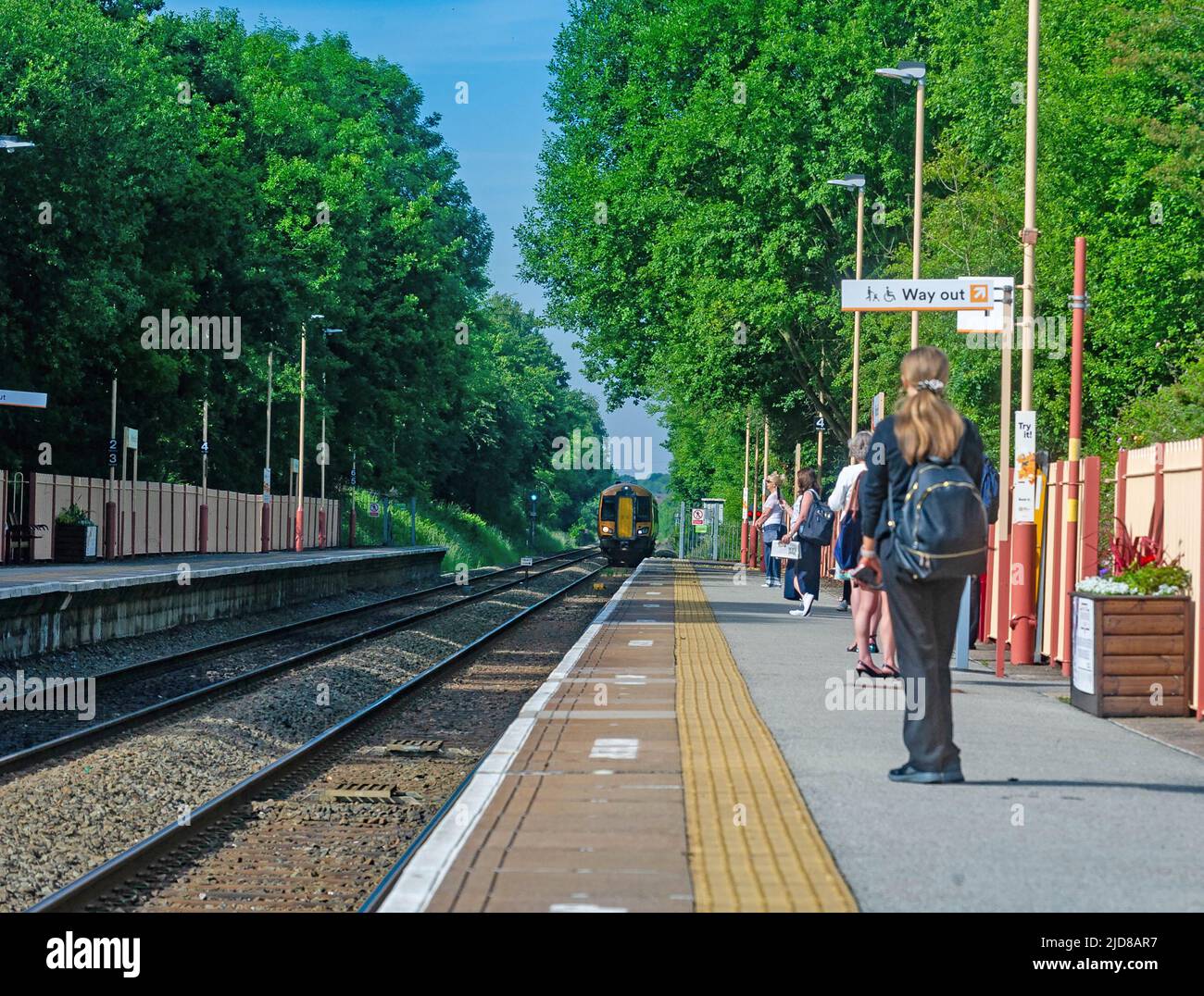 Class 172 342 approache Whitlocks End with a West Midlands Railway ...