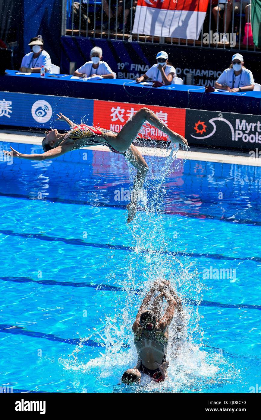 Budapest, Hungary. 19th June, 2022. Team China CHNTeam Technical ...