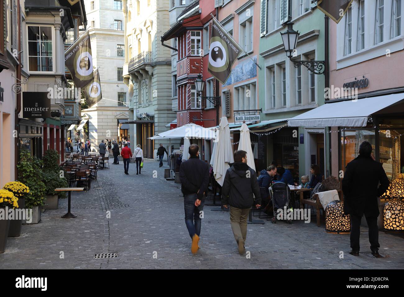 Zurich Augustinergasse Stock Photo - Alamy