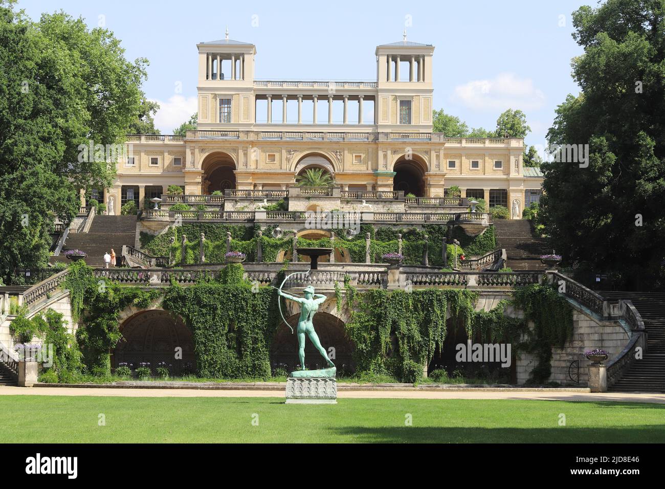 Potsdam Park Sanssouci Orangerie castle Stock Photo - Alamy