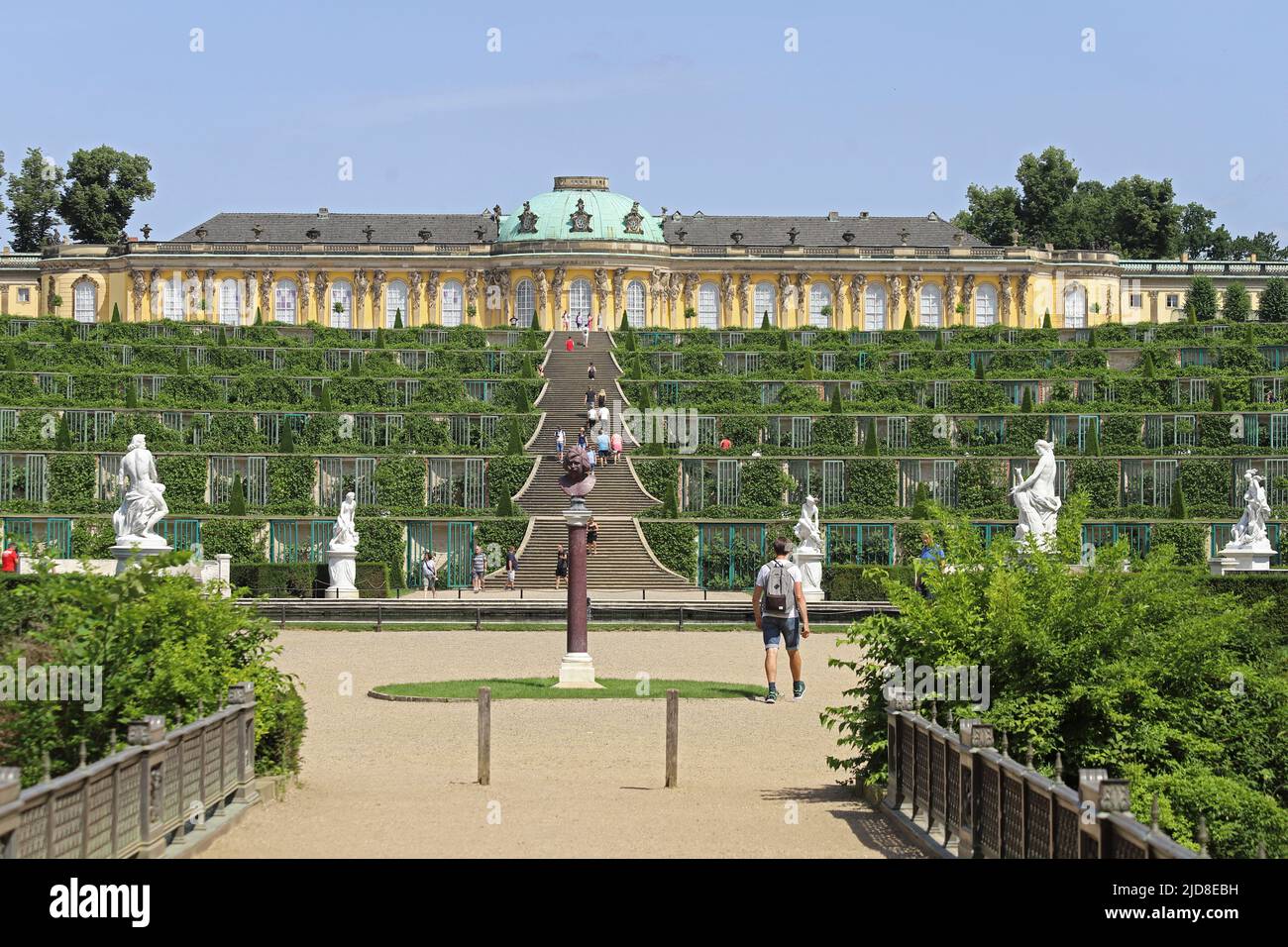 Potsdam Park Sanssouci castle Stock Photo - Alamy