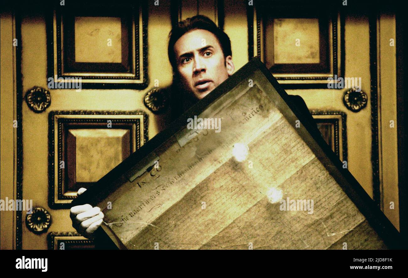 NICOLAS CAGE, NATIONAL TREASURE, 2004 Stock Photo - Alamy