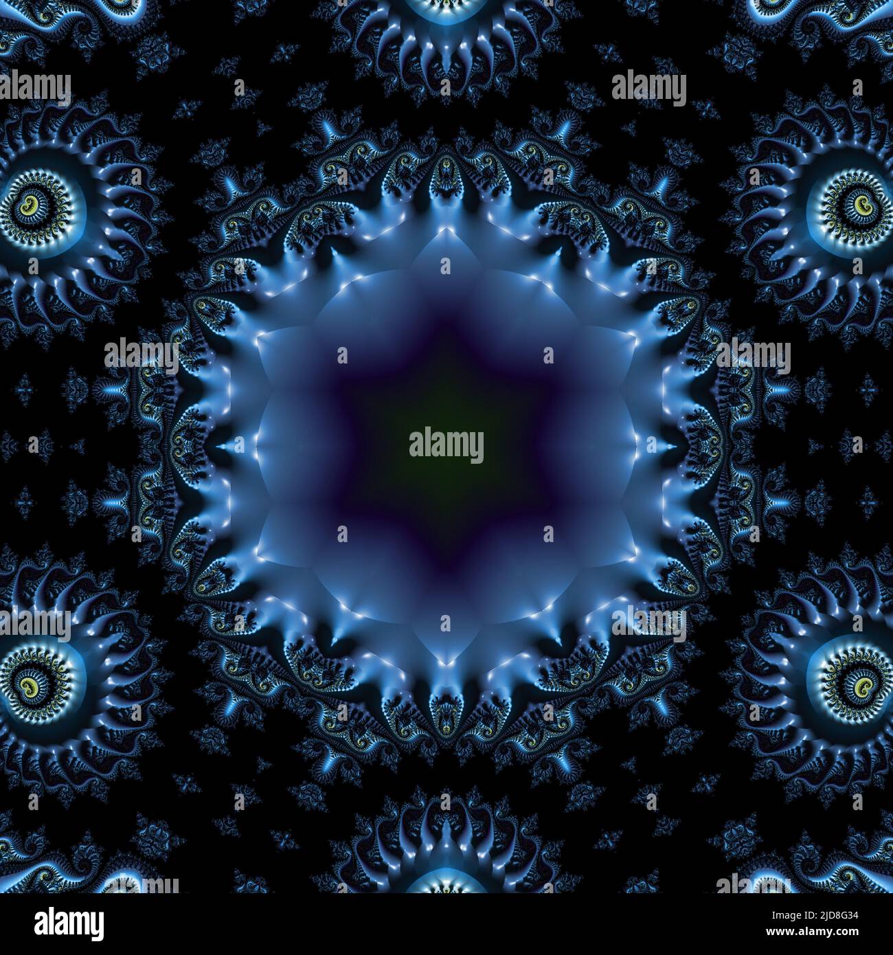 Abstract Computer generated Fractal design. A fractal is a never-ending ...