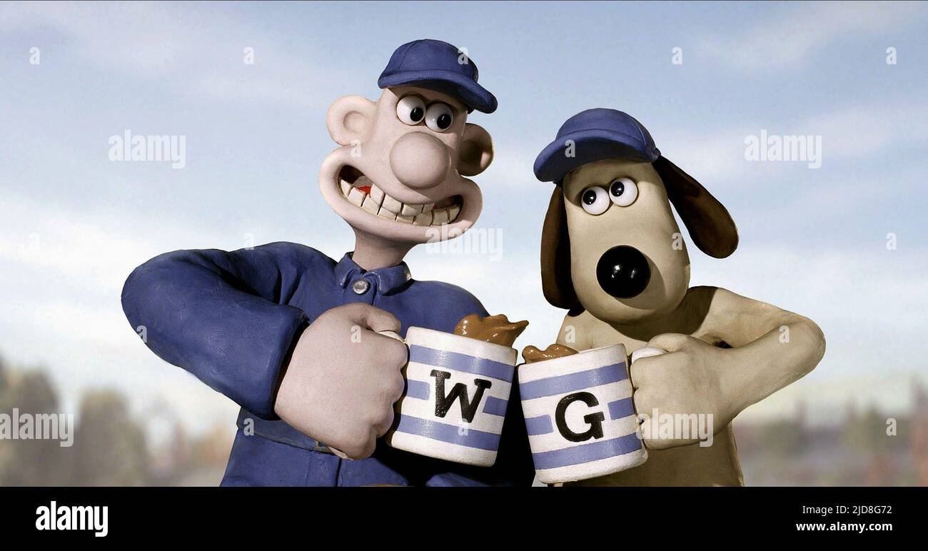 WALLACE,GROMIT, THE CURSE OF THE WERE-RABBIT, 2005 Stock Photo - Alamy