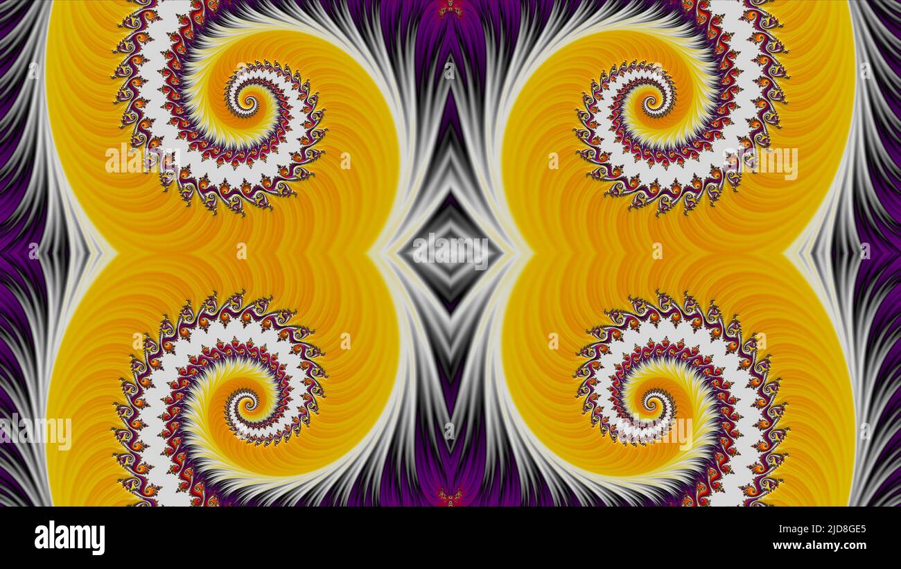 Abstract Computer generated Fractal design. A fractal is a never-ending ...