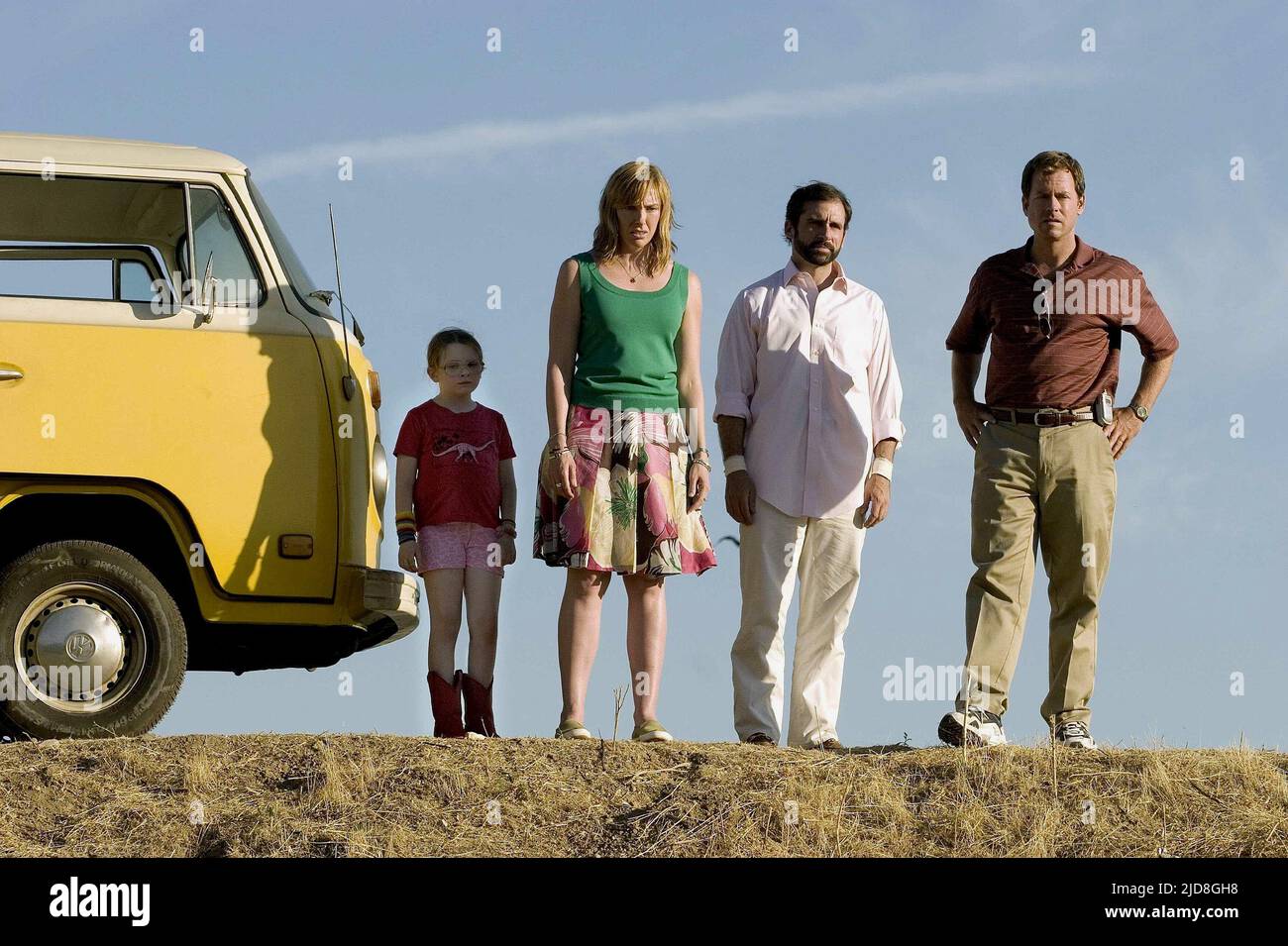 BRESLIN,COLLETTE,CARELL,KINNEAR, LITTLE MISS SUNSHINE, 2006 Stock Photo ...
