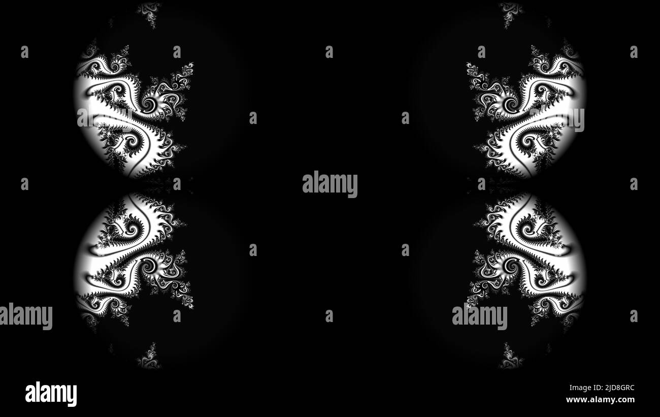 Abstract Computer generated Fractal design. A fractal is a never-ending ...