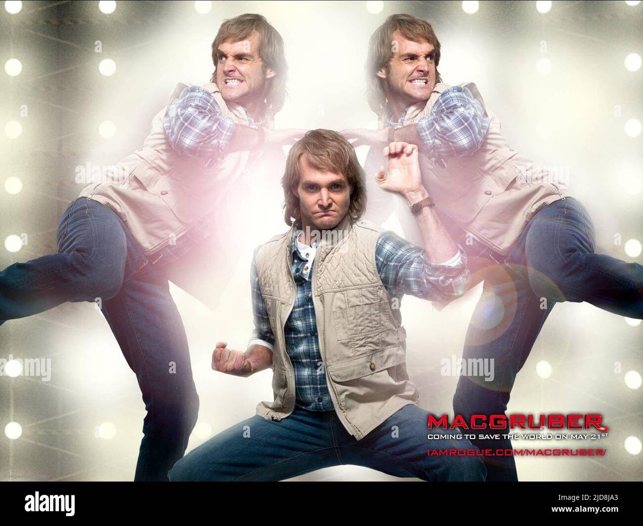 WILL FORTE POSTER, MACGRUBER, 2010 Stock Photo - Alamy
