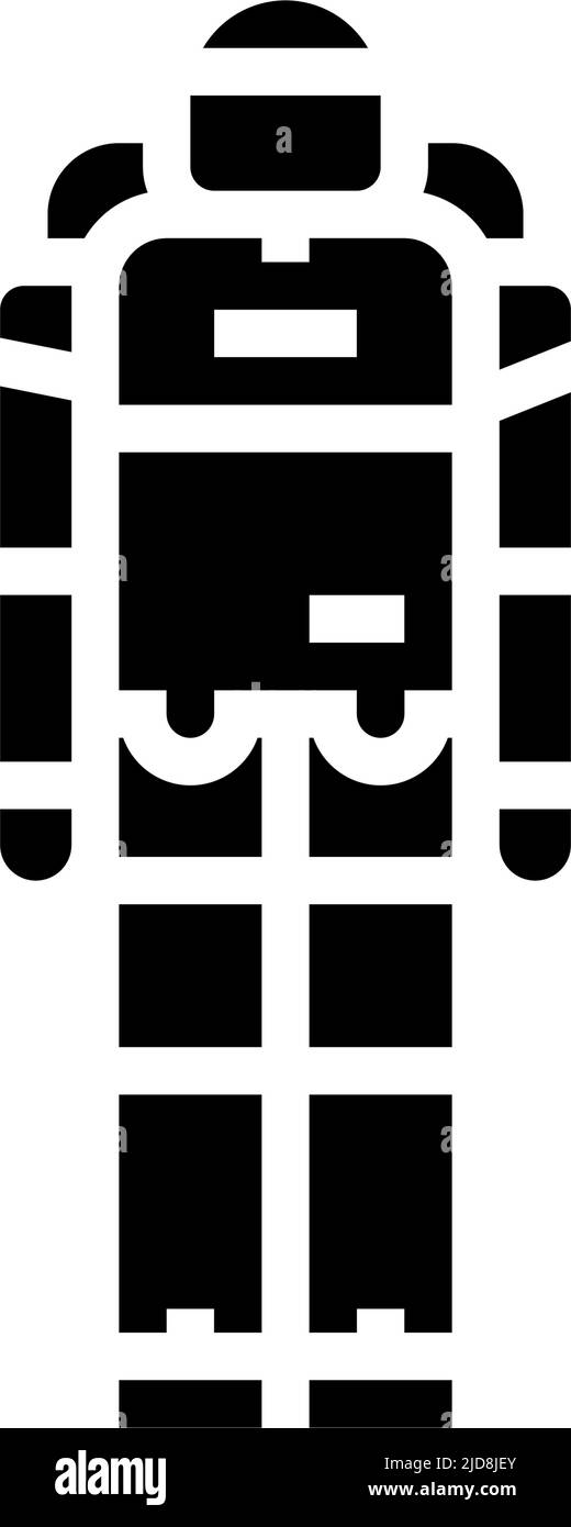 science robot glyph icon vector illustration Stock Vector Image & Art ...