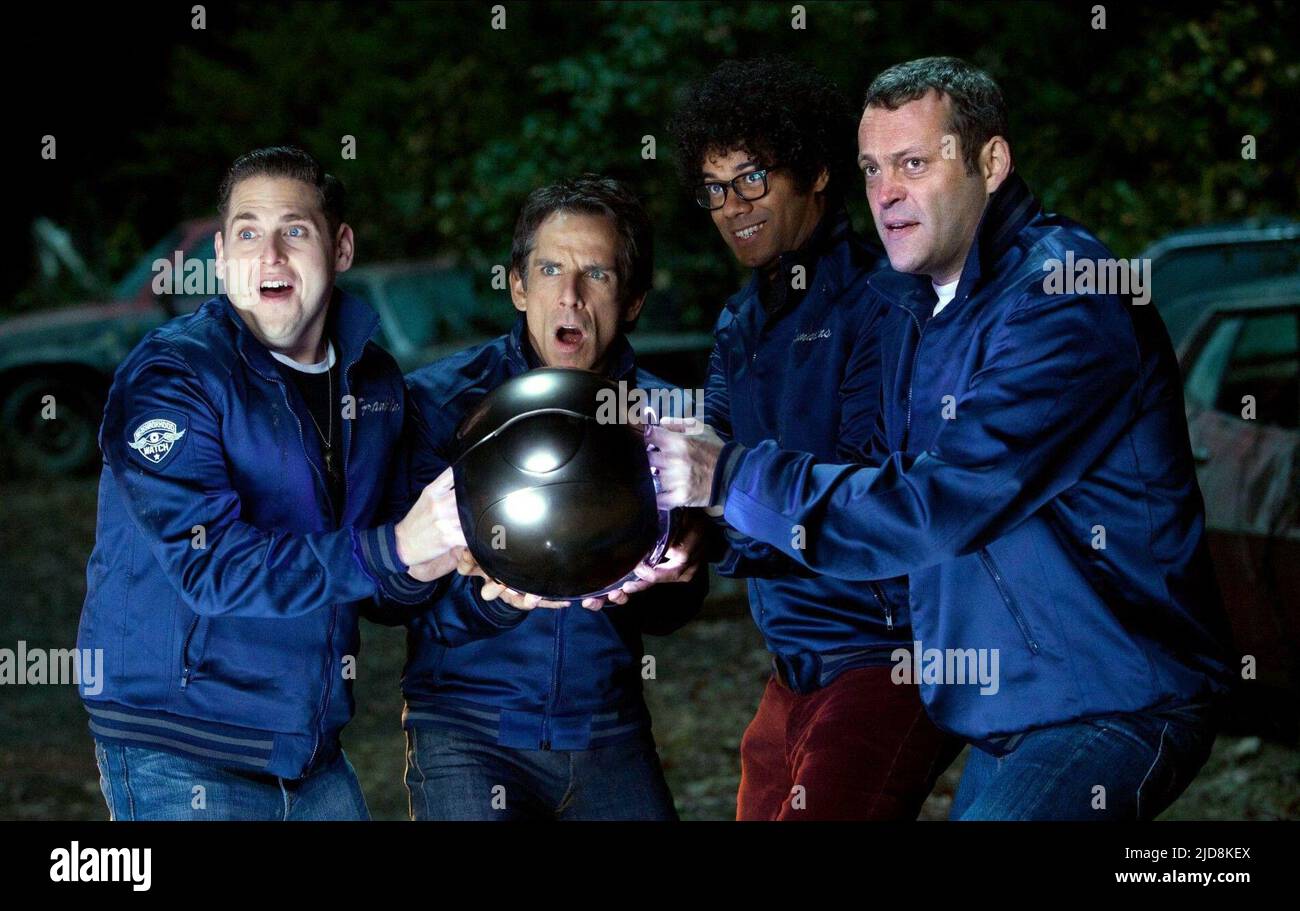 HILL,STILLER,AYOADE,VAUGHN, THE WATCH, 2012 Stock Photo - Alamy