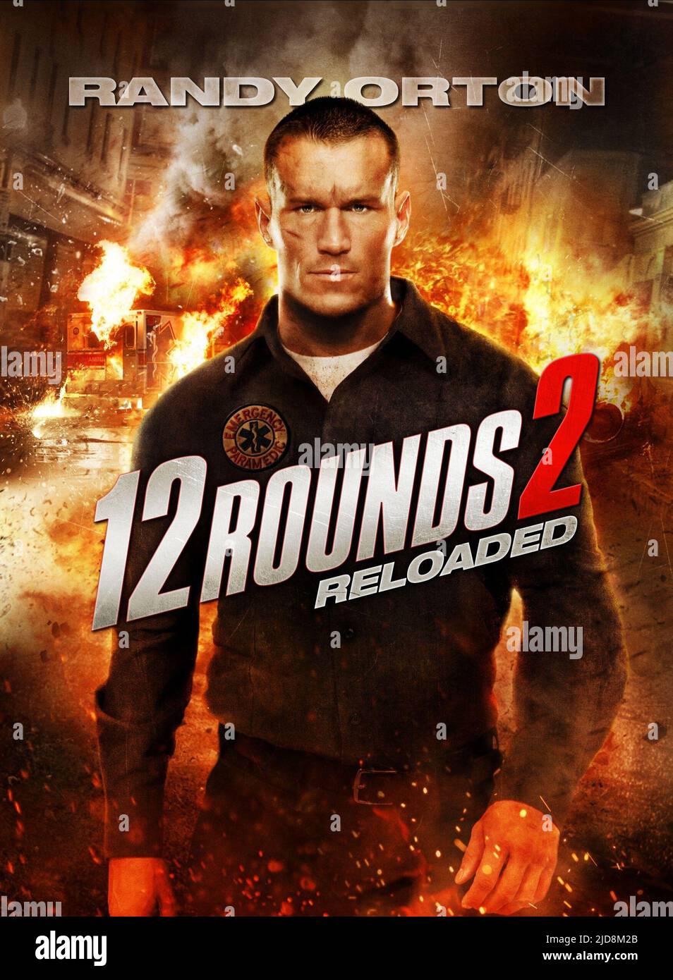 RANDY ORTON POSTER, 12 ROUNDS 2: RELOADED, 2013 Stock Photo - Alamy