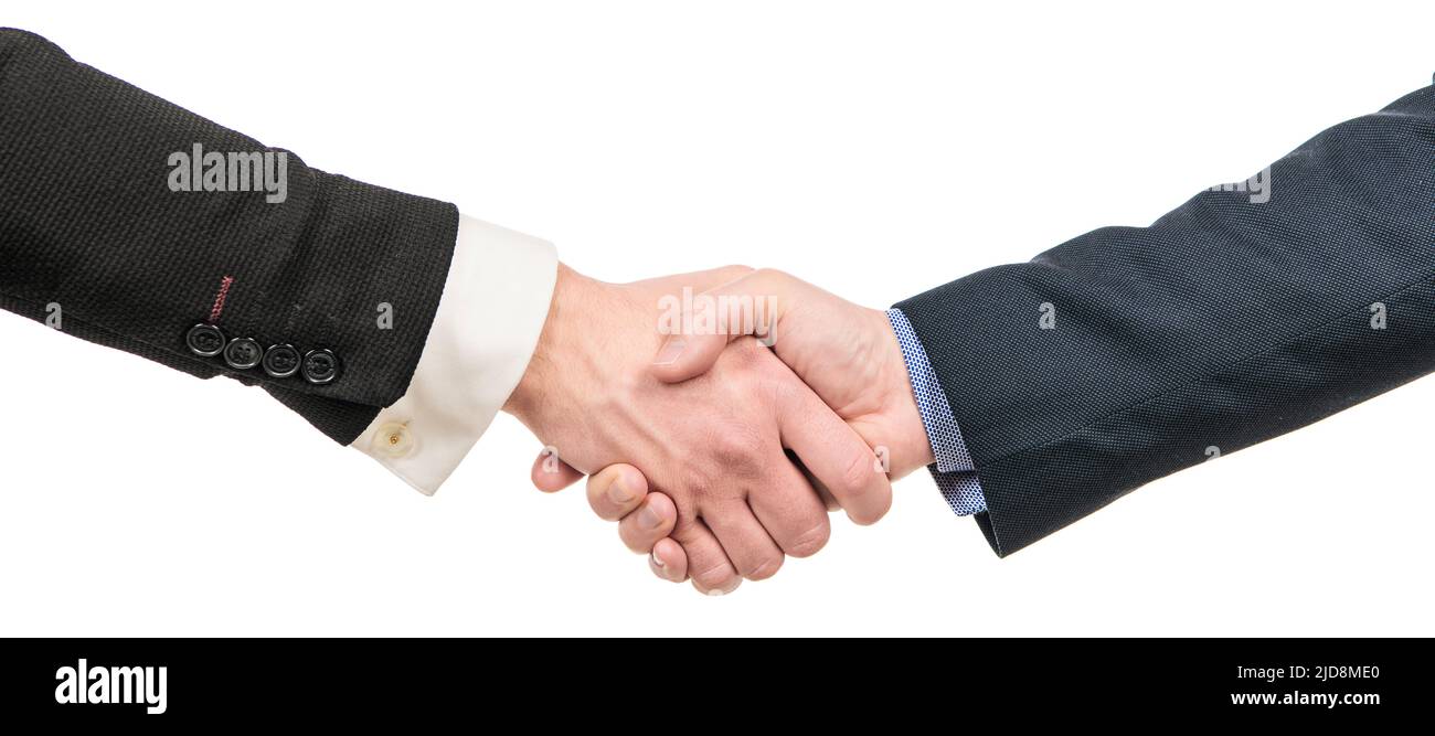 men shaking hands after successful business deal, successful ...