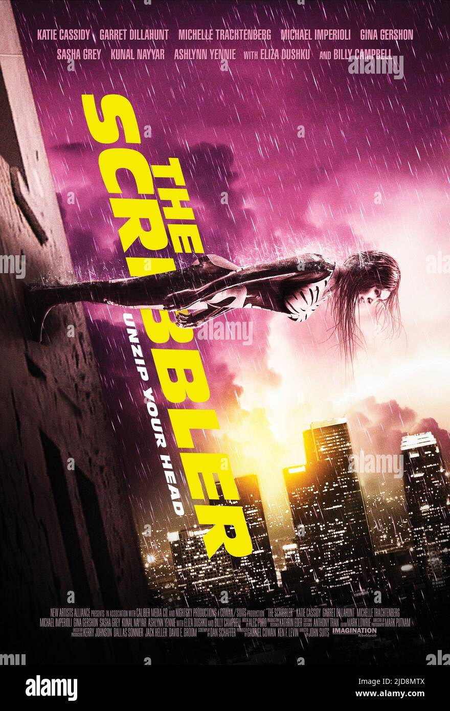 MOVIE POSTER, THE SCRIBBLER, 2014 Stock Photo - Alamy