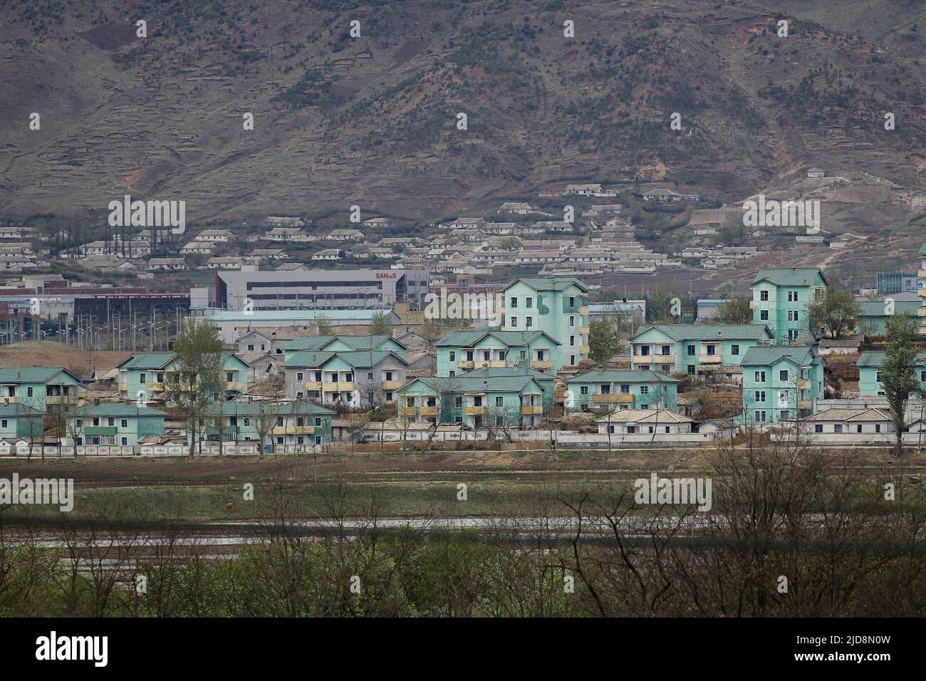 North korean observation post hi-res stock photography and images - Alamy