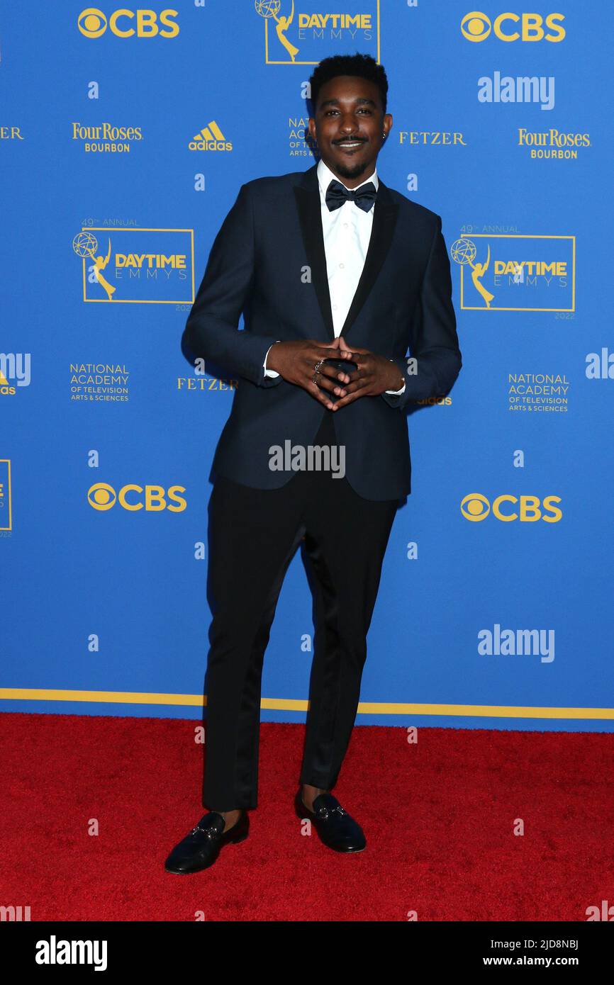 LOS ANGELES - June 18: Jordan L Jones at the 49th Daytime Emmys ...
