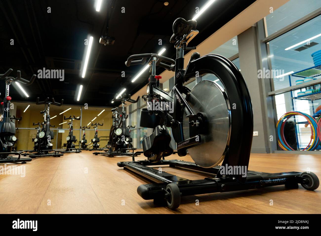 Exercise cardio wheel gym bike fitness workout healthy athlete loss ...