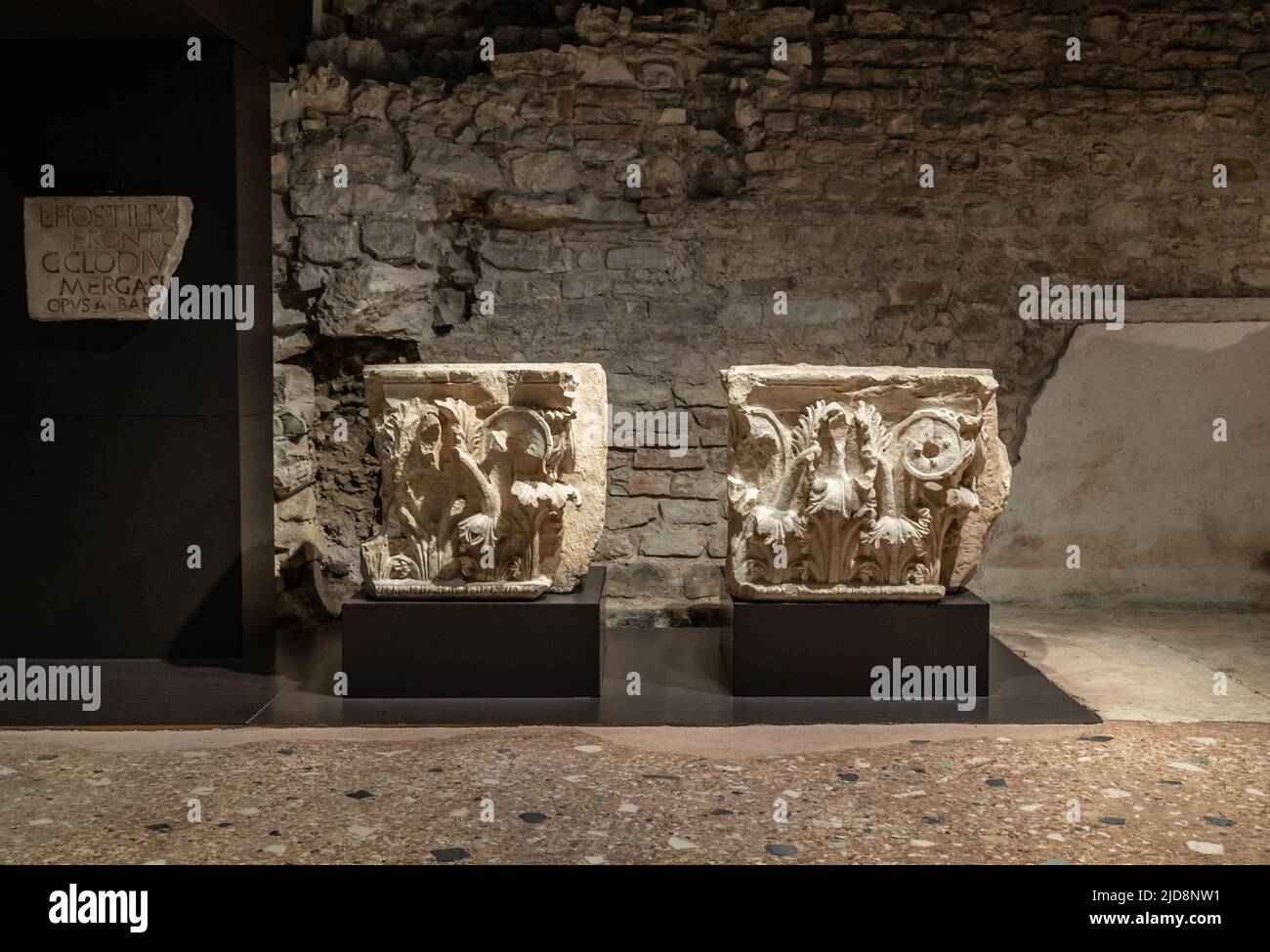 Pronaos area of the Republican temple of the Republican sanctuary in ...