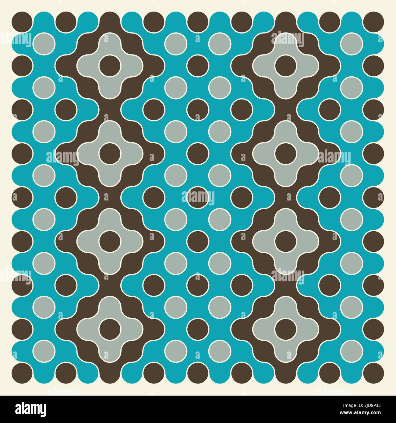 Random color rounded truchet tiling illustration Stock Vector Image ...