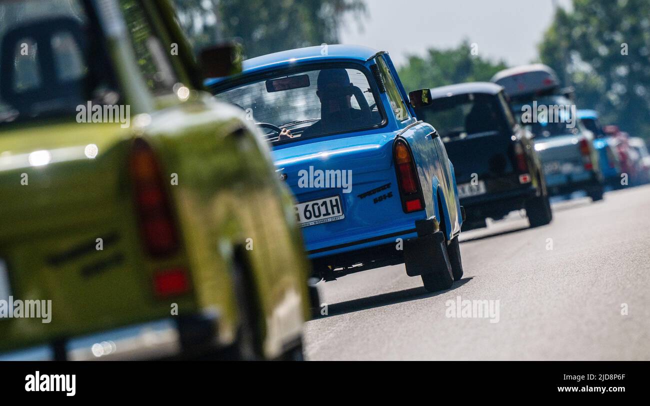 Zwickau, Germany. 19th June, 2022. Around 50 participants in the 20th ...
