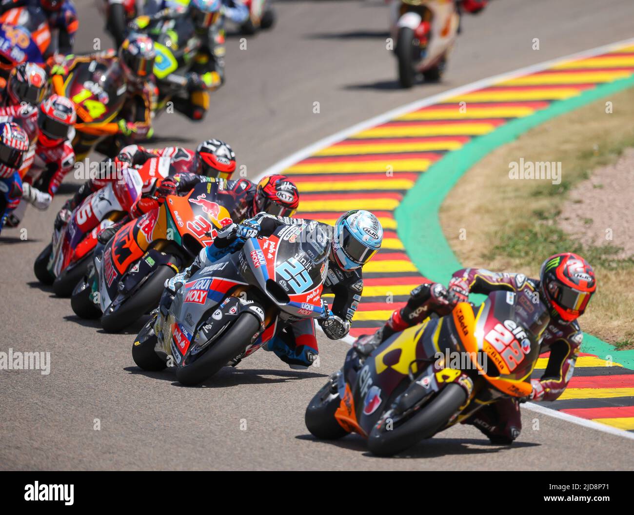 Hohenstein Ernstthal, Germany. 19th June, 2022. Motorsport/Motorcycle ...