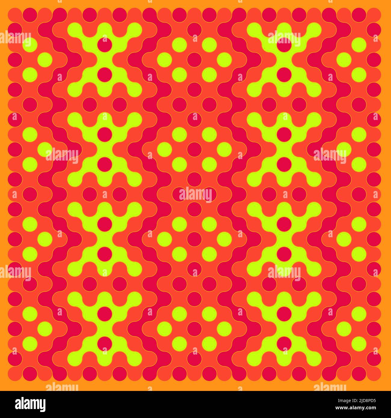 Random color rounded truchet tiling illustration Stock Vector Image ...