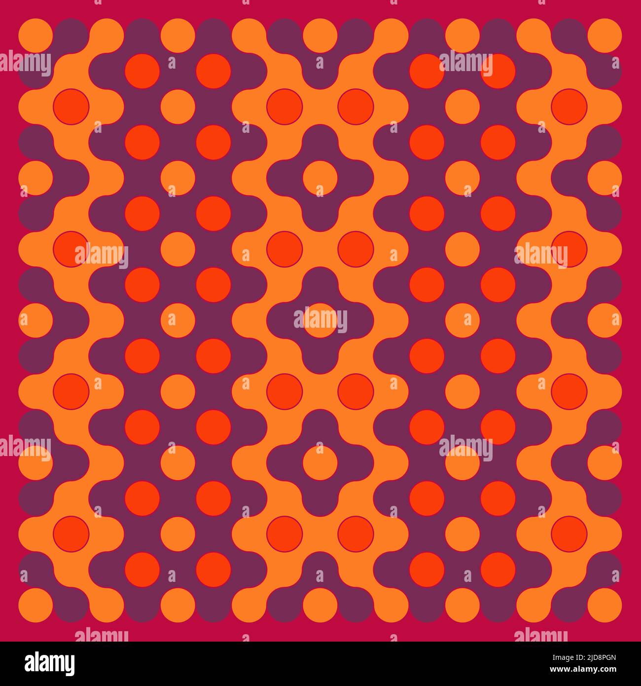 Random color rounded truchet tiling illustration Stock Vector Image ...