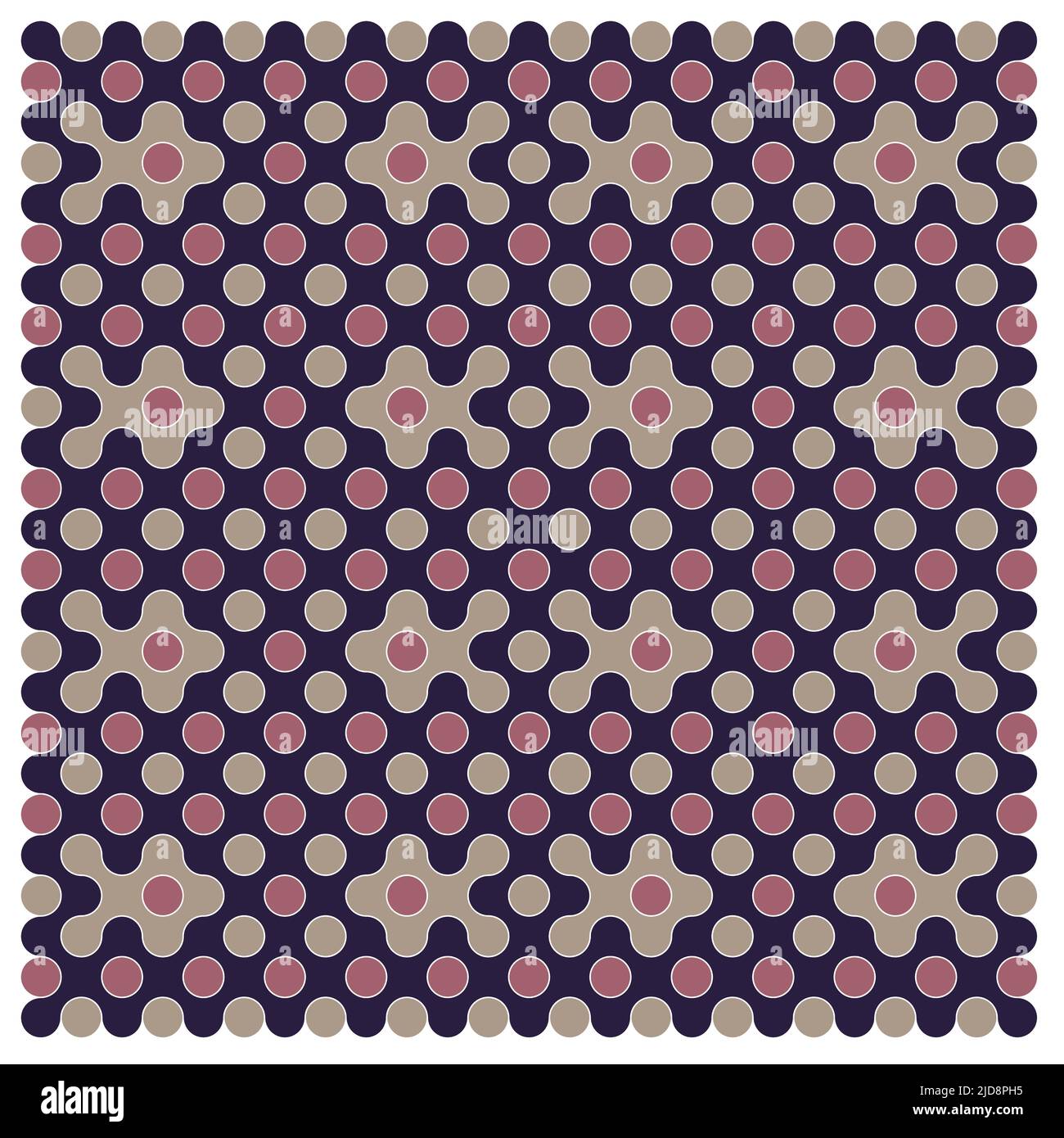 Random color rounded truchet tiling illustration Stock Vector Image ...