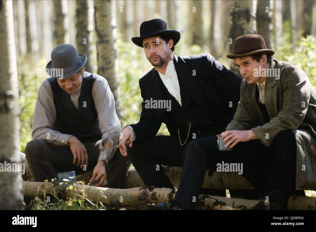 El asesinato de jesse james por el cobarde robert ford hi-res stock ...