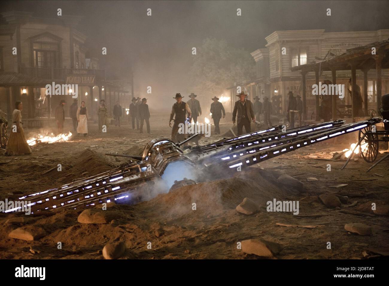 Olivia Wilde Cowboys And Aliens Campfire Scene