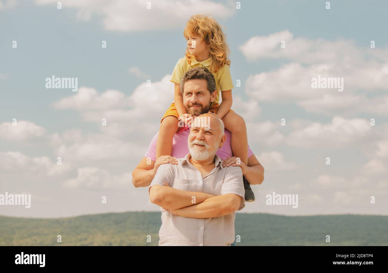 Generation of people and stages of growing up. Men generation ...