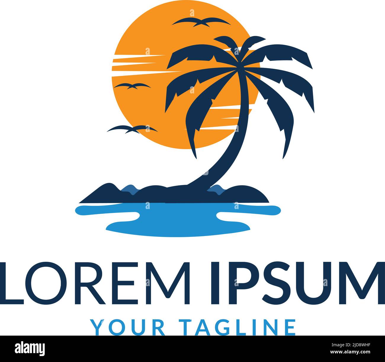 Luxury spa beauty palm Stock Vector Images - Alamy