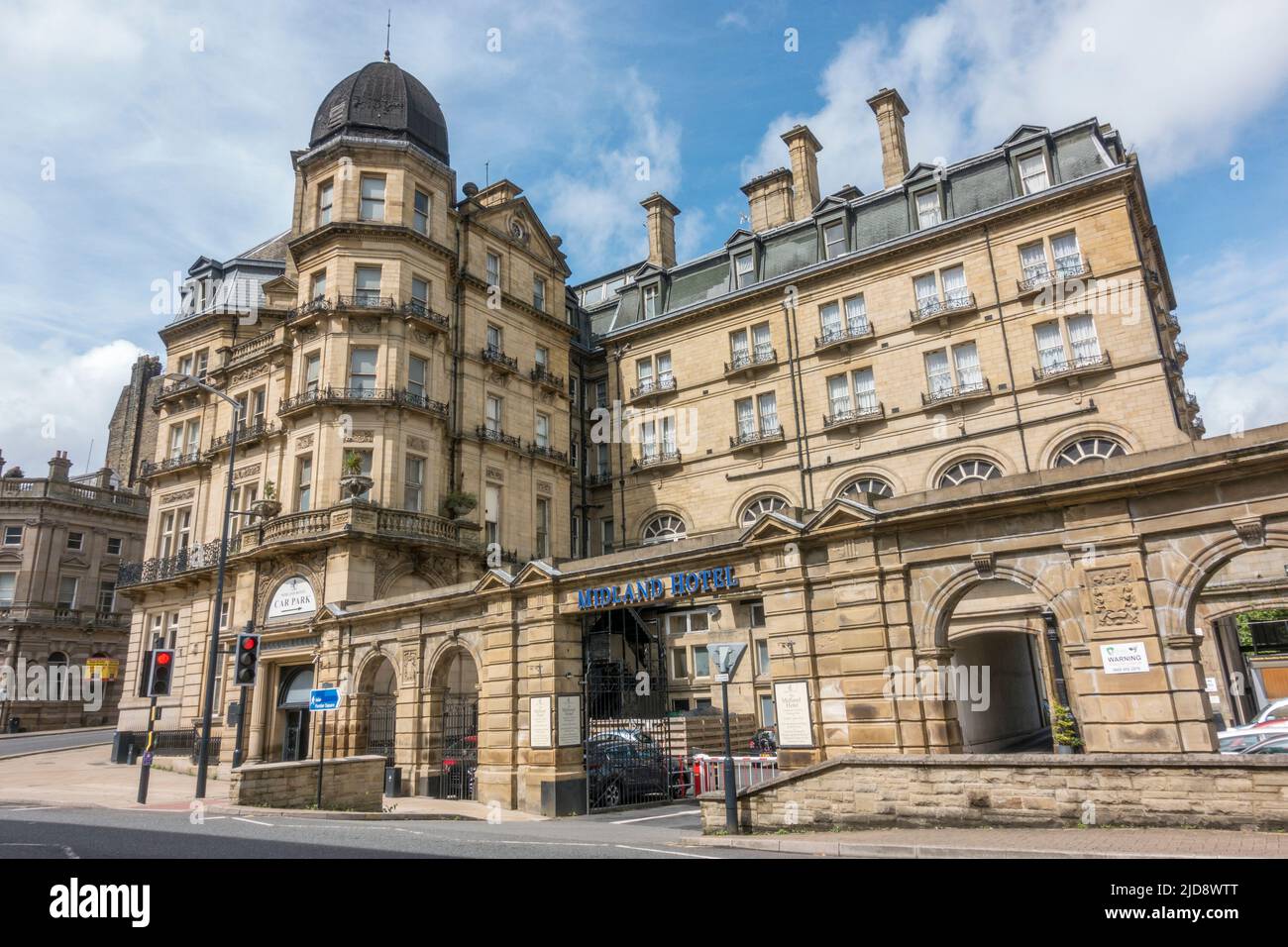 The Midland Hotel in Cheapside, Bradford, West Yorkshire, England Stock ...