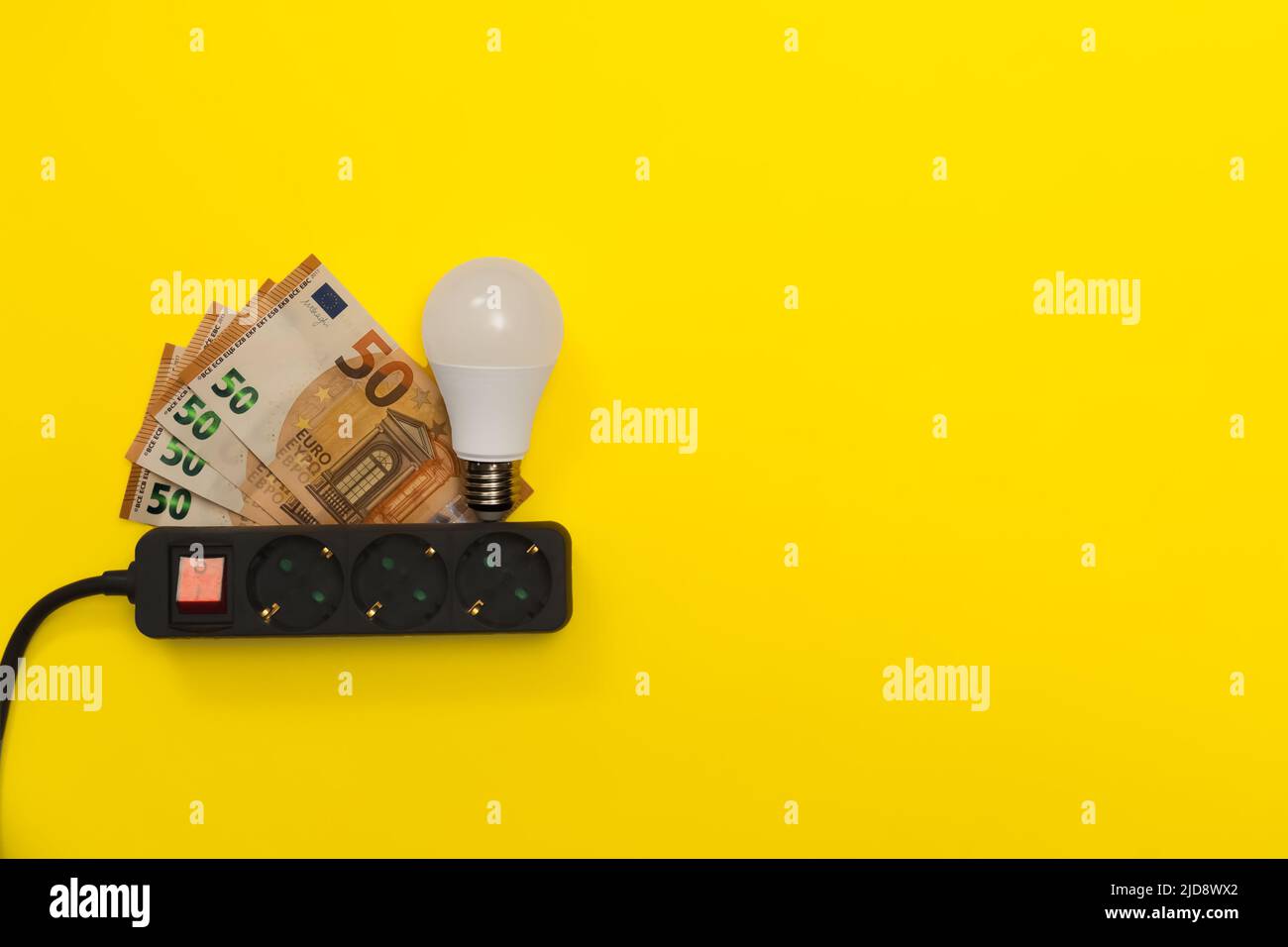 Cost of electricity and expensive energy concept Stock Photo - Alamy