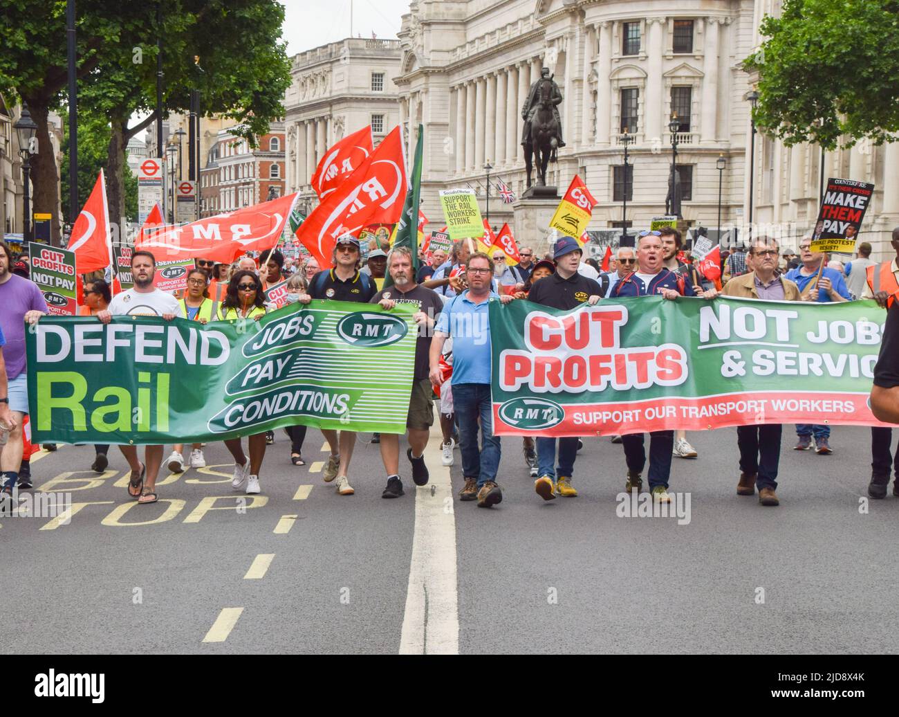 Transport marching banner flag hi-res stock photography and images - Alamy