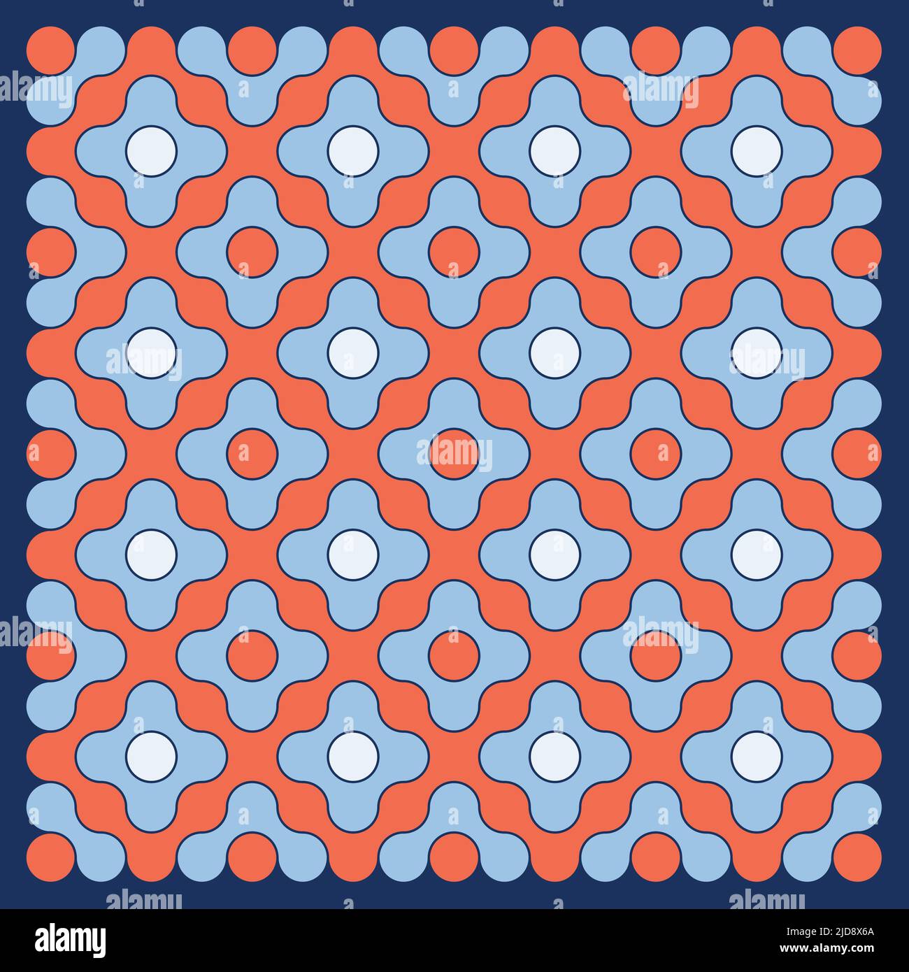 Random color rounded truchet tiling illustration Stock Vector Image ...