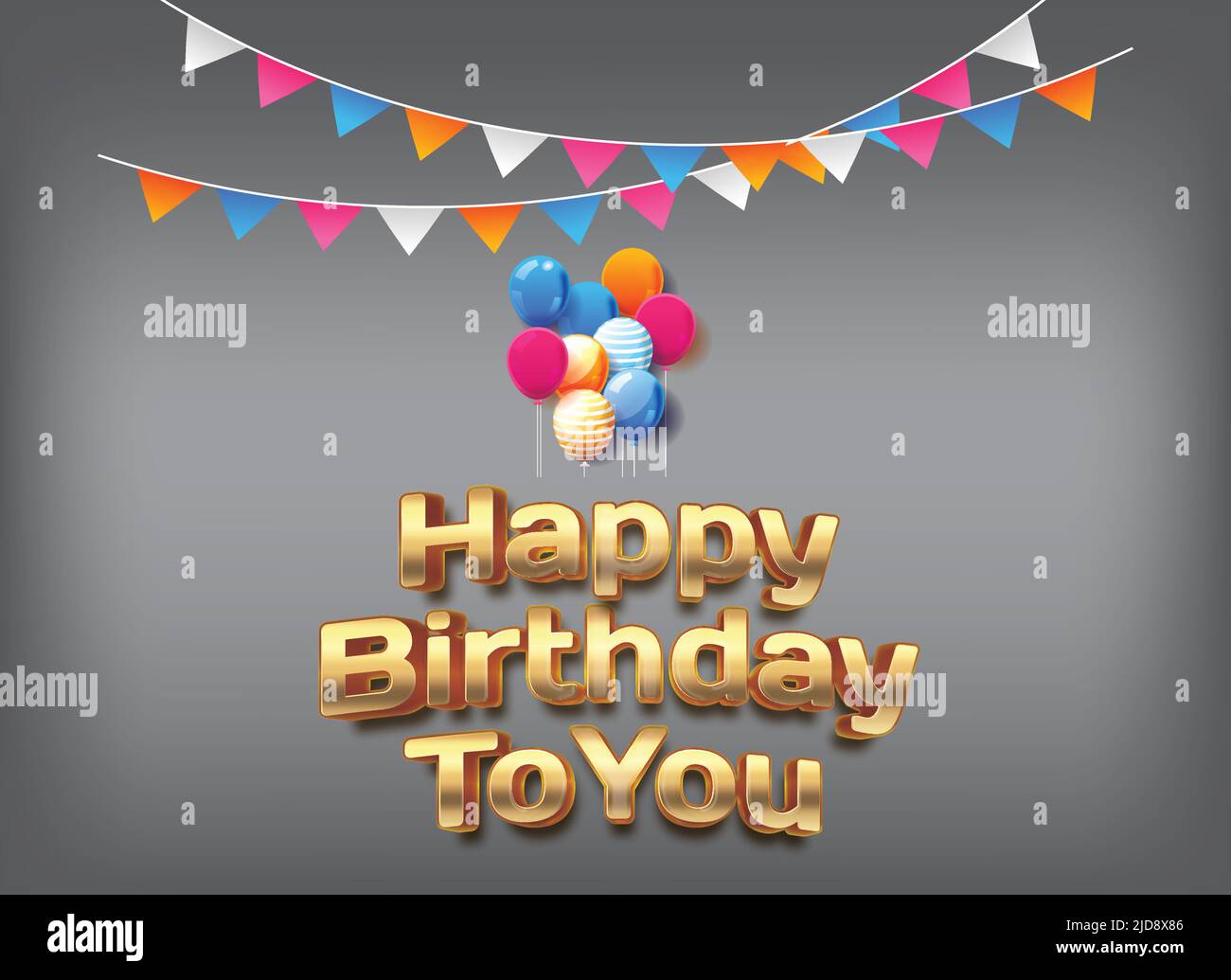 Birthday party poster invitation Stock Vector Images - Alamy