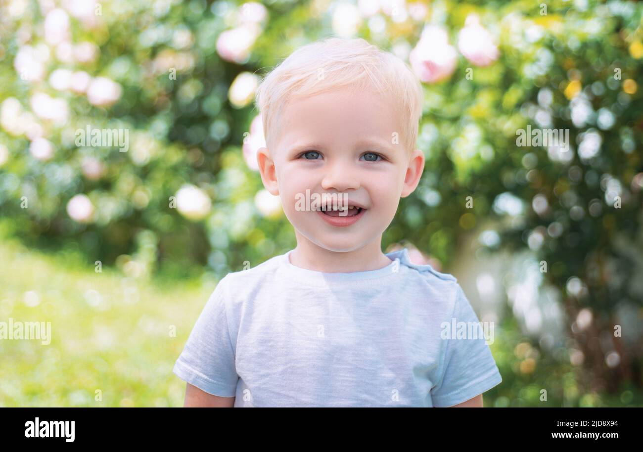 Boy cute playful cheerful child funny grimace face. Has happy. Happy ...