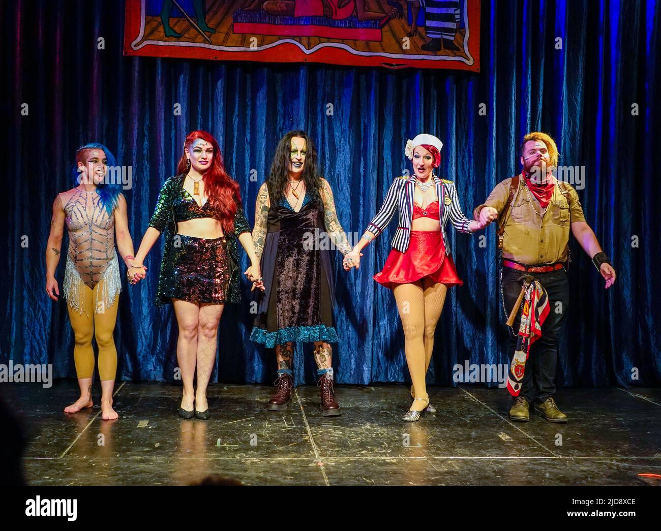 Coney Island, New York June 18, 2022 L-R: Alaska, Obsidian Absurd, Niki ...