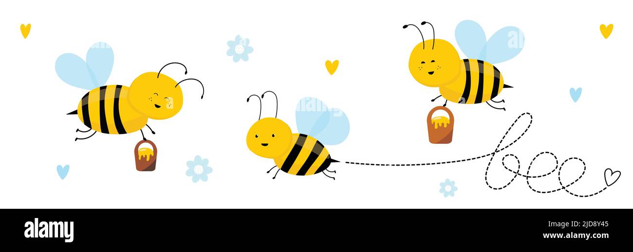 Cartoon bees design Stock Vector Image & Art - Alamy