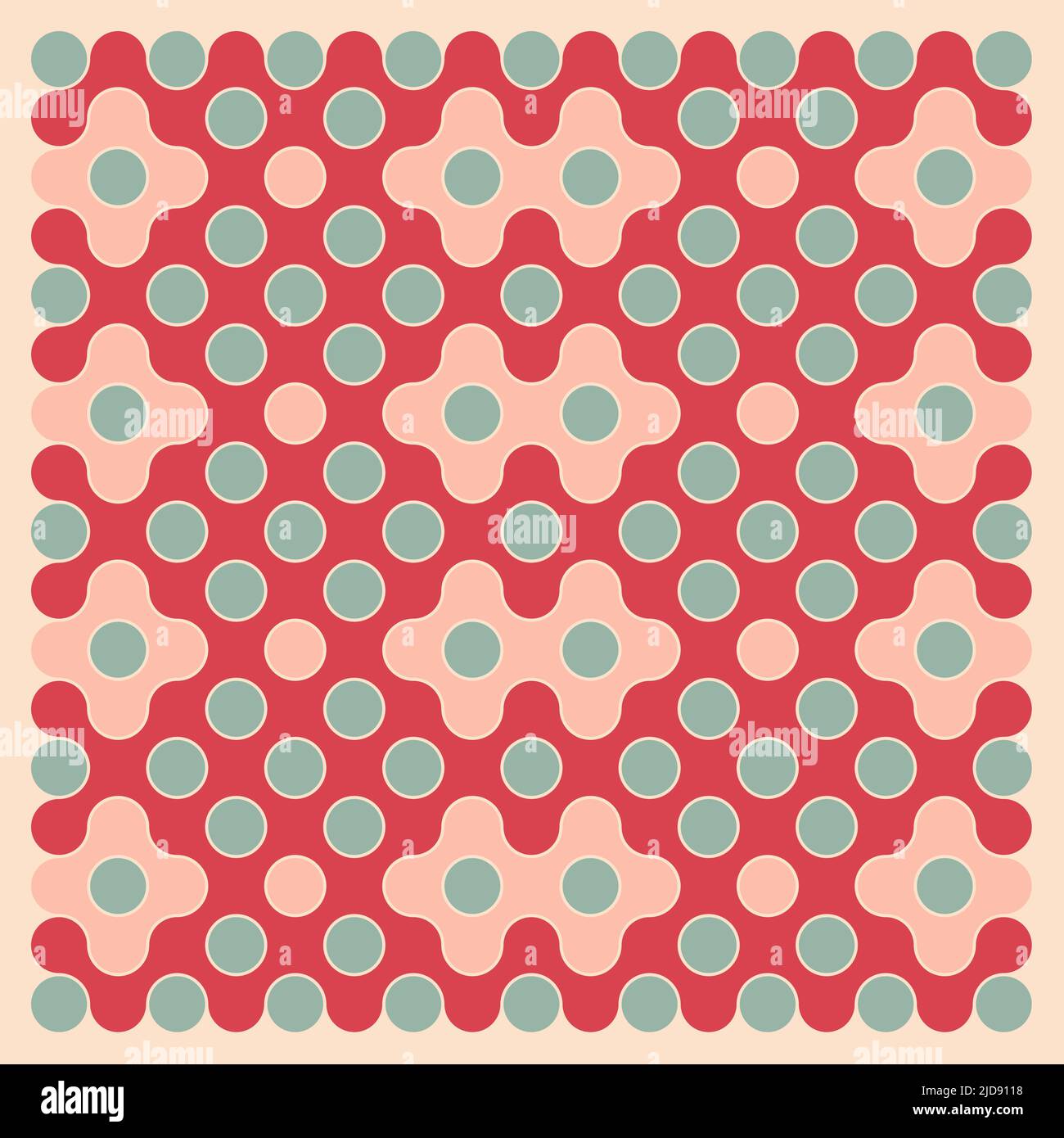 Random color rounded truchet tiling illustration Stock Vector Image ...