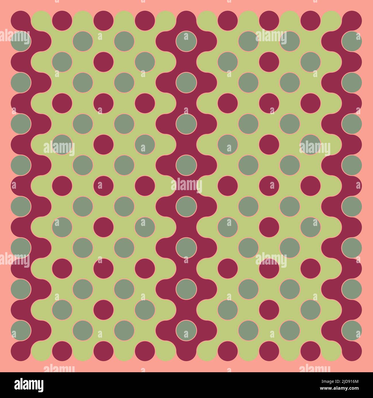 Random color rounded truchet tiling illustration Stock Vector Image ...