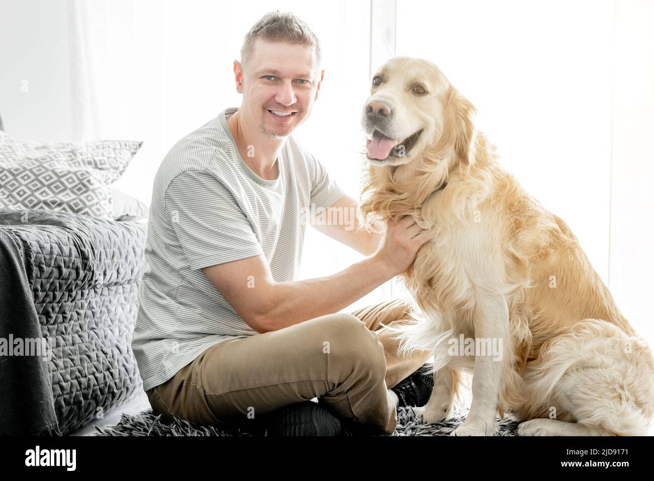 Handsome retriever hi-res stock photography and images - Alamy