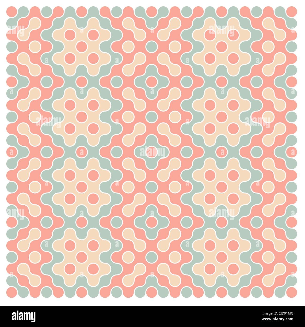 Random color rounded truchet tiling illustration Stock Vector Image ...